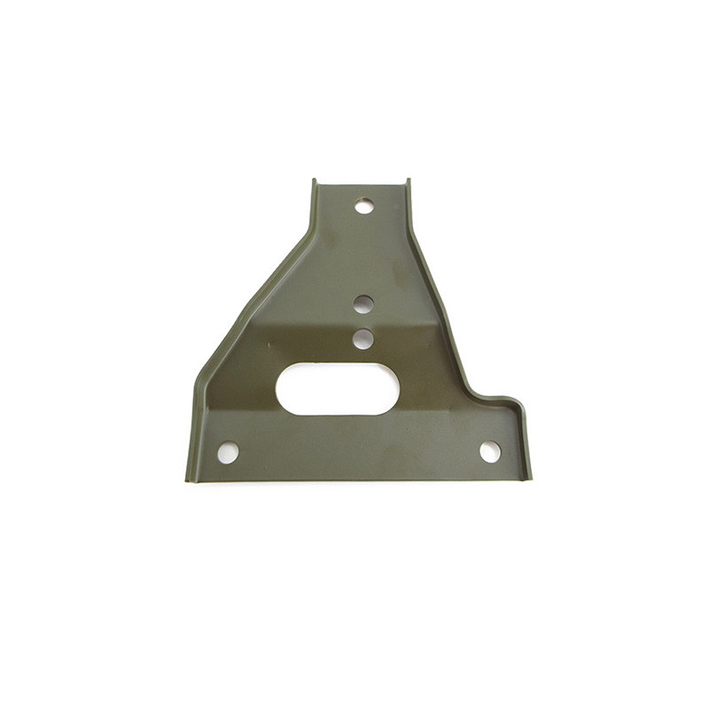 Joe's Motor Pool F Marked Passenger Side Upper Bumper Gusset for Ford GPW